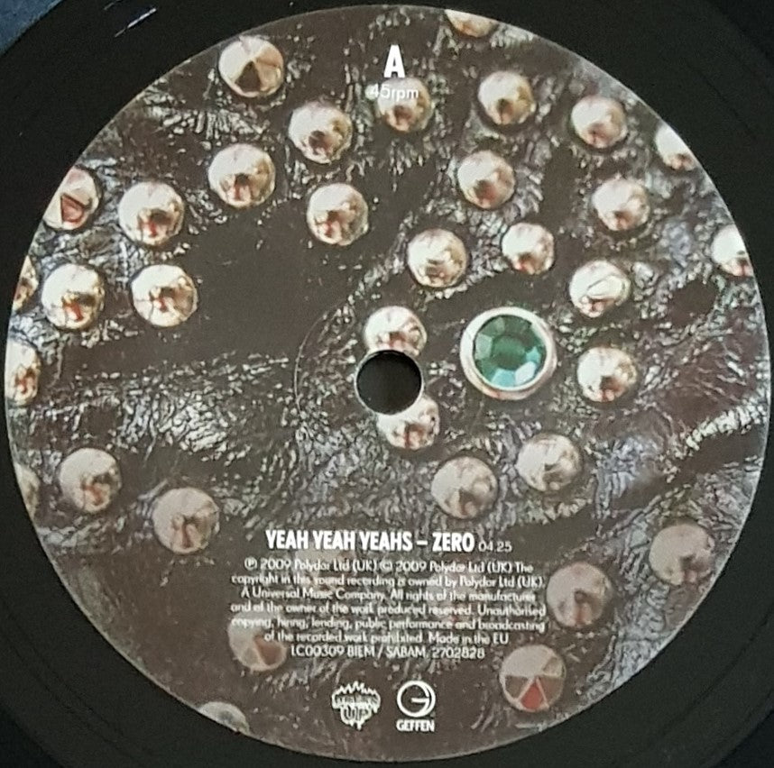 Yeah Yeah Yeahs - Zero / Zero (Erol Alkan Rework) – Vicious Sloth Collectables