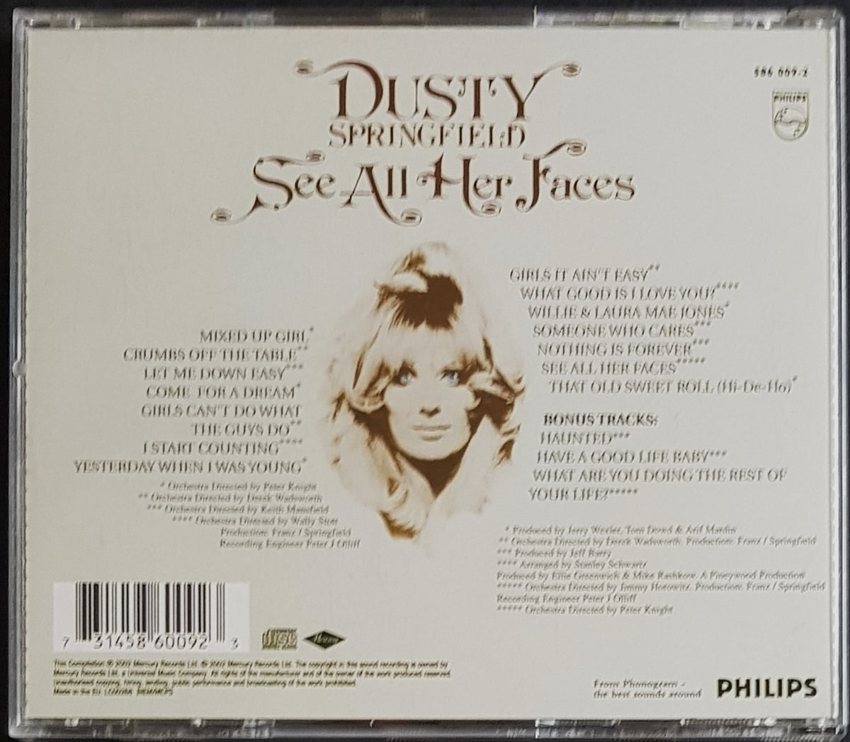 Springfield, Dusty - See All Her Faces – Vicious Sloth Collectables