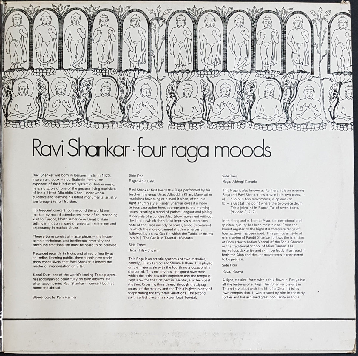 Ravi Shankar - Four Raga Moods – Vicious Sloth Collectables