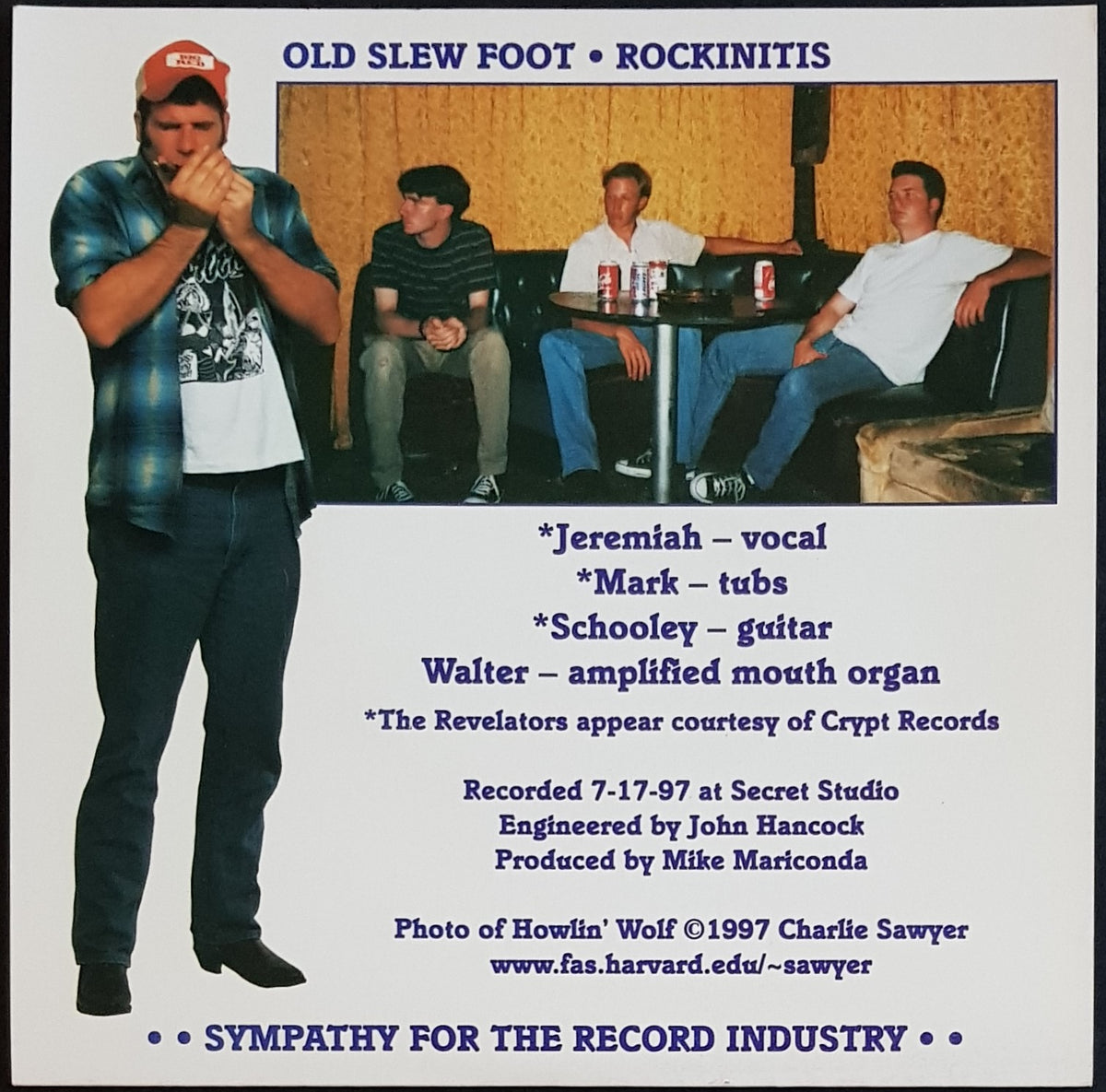 Revelators - Featuring Walter Daniels - Old Slew Foot – Vicious Sloth ...