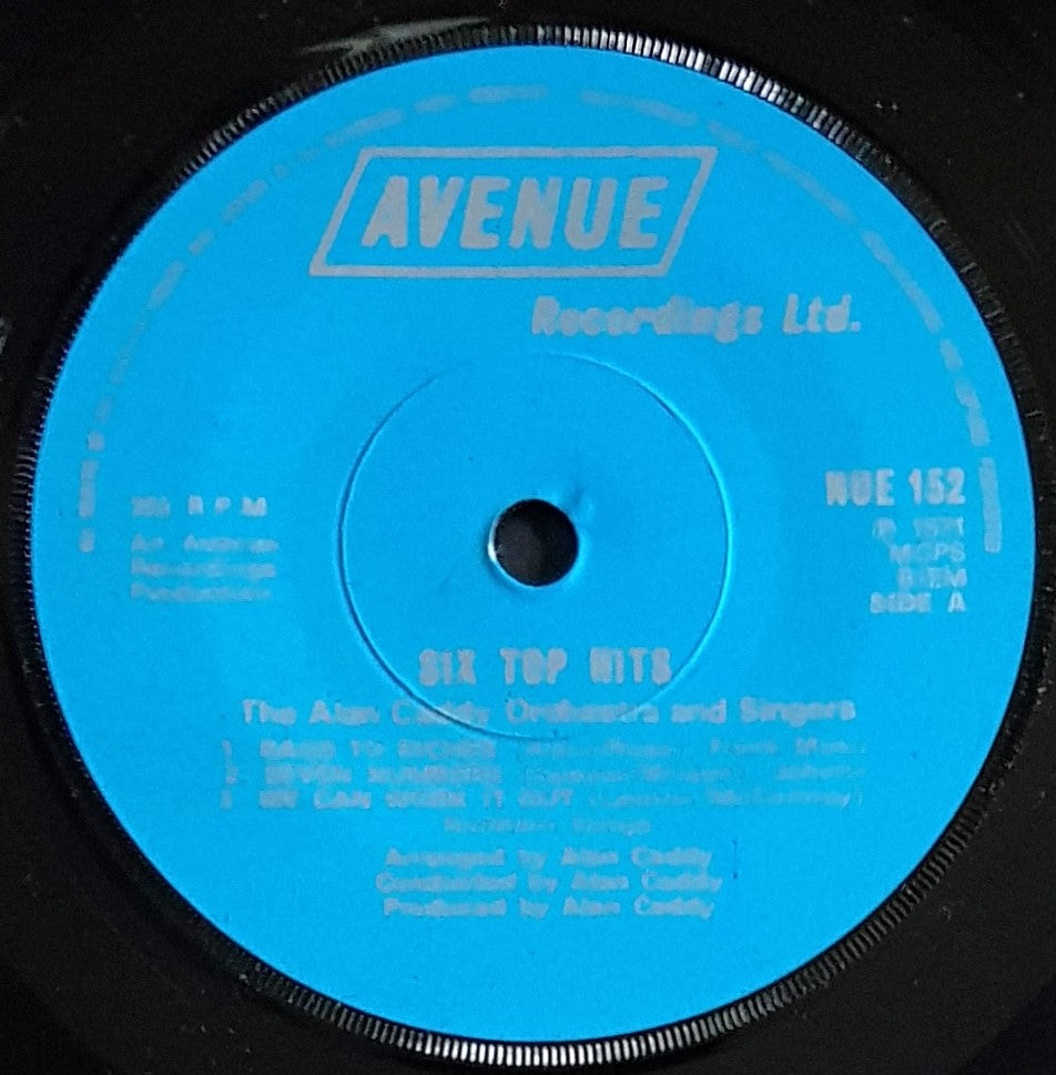 Alan Caddy Orchestra And Singers - Six Top Hits – Vicious Sloth ...