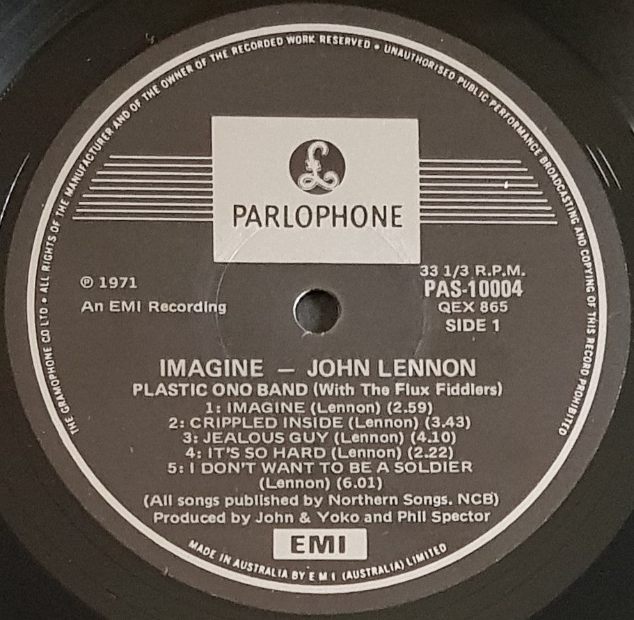 Lennon, John- Imagine - Reissue – Vicious Sloth Collectables