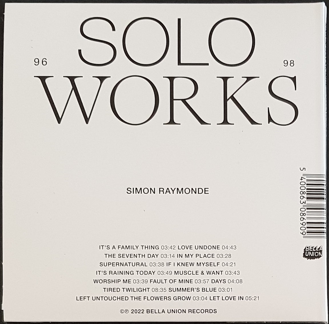 Simon Raymonde - Solo Works 96 98 – Vicious Sloth Collectables