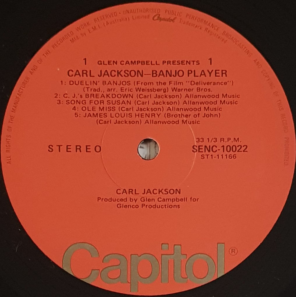 Jackson, Carl - Glen Campbell Presents: Carl Jackson Banjo Player ...