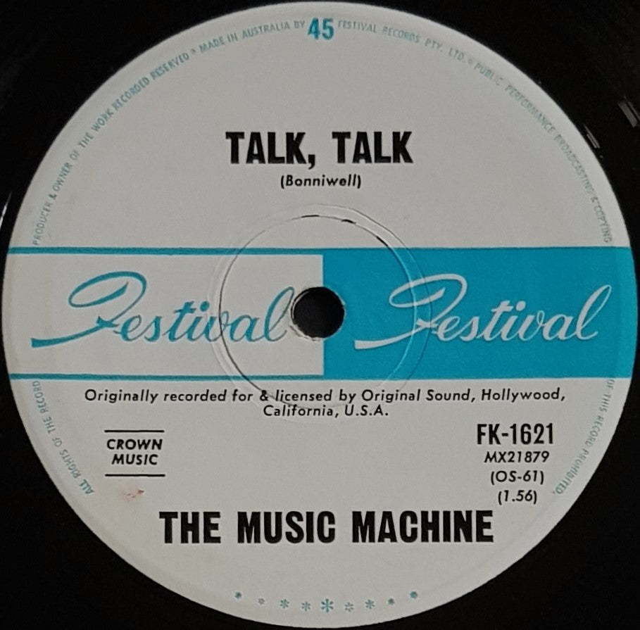 The Music Machine - Talk, Talk – Vicious Sloth Collectables