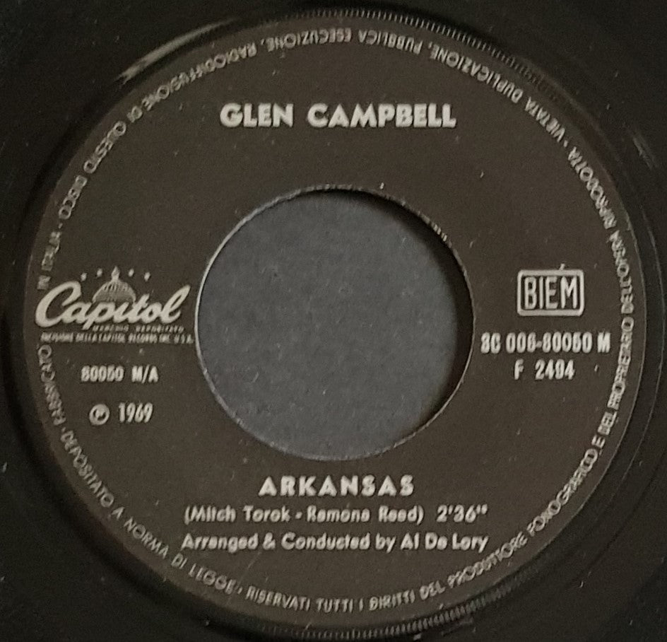 Campbell, Glen - Arkansas – Vicious Sloth Collectables