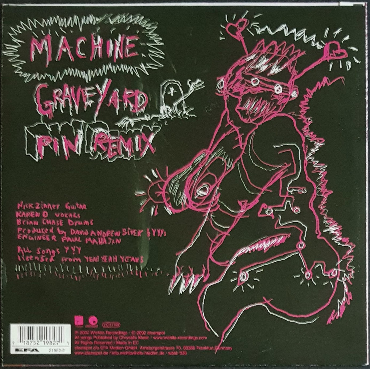 Yeah Yeah Yeahs - Machine – Vicious Sloth Collectables