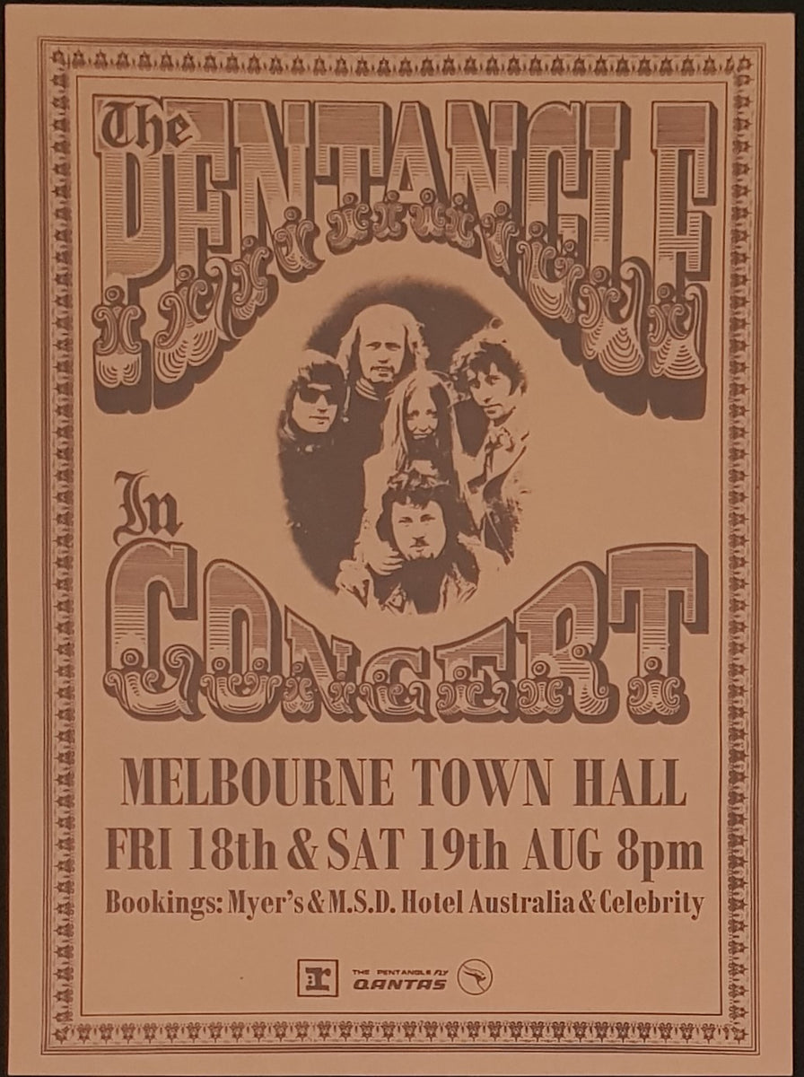 Pentangle - In Concert - 1972 – Vicious Sloth Collectables