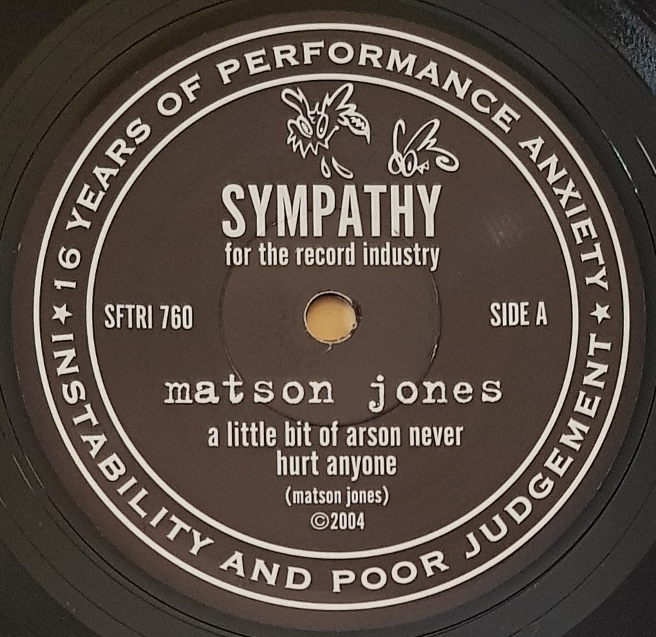 Matson Jones - A Little Bit Of Arson Never Hurts Anyone – Vicious Sloth ...