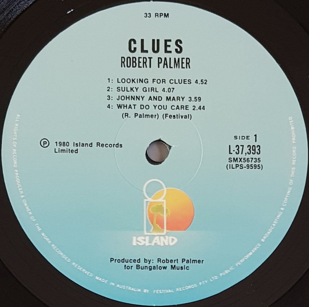 Robert Palmer - Clues – Vicious Sloth Collectables