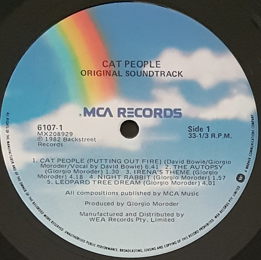 Giorgio Moroder - Cat People (Original Soundtrack) – Vicious Sloth ...