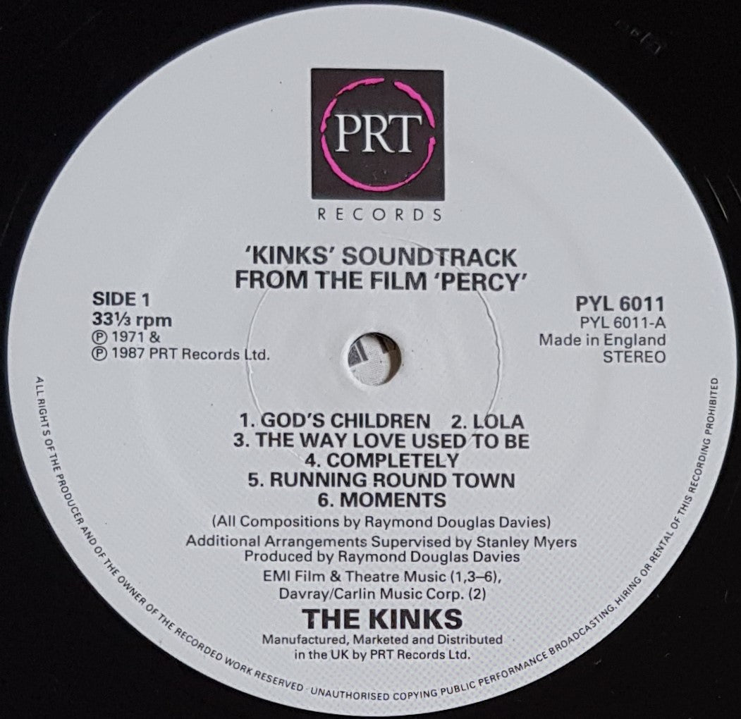 Kinks - Percy - Reissue – Vicious Sloth Collectables
