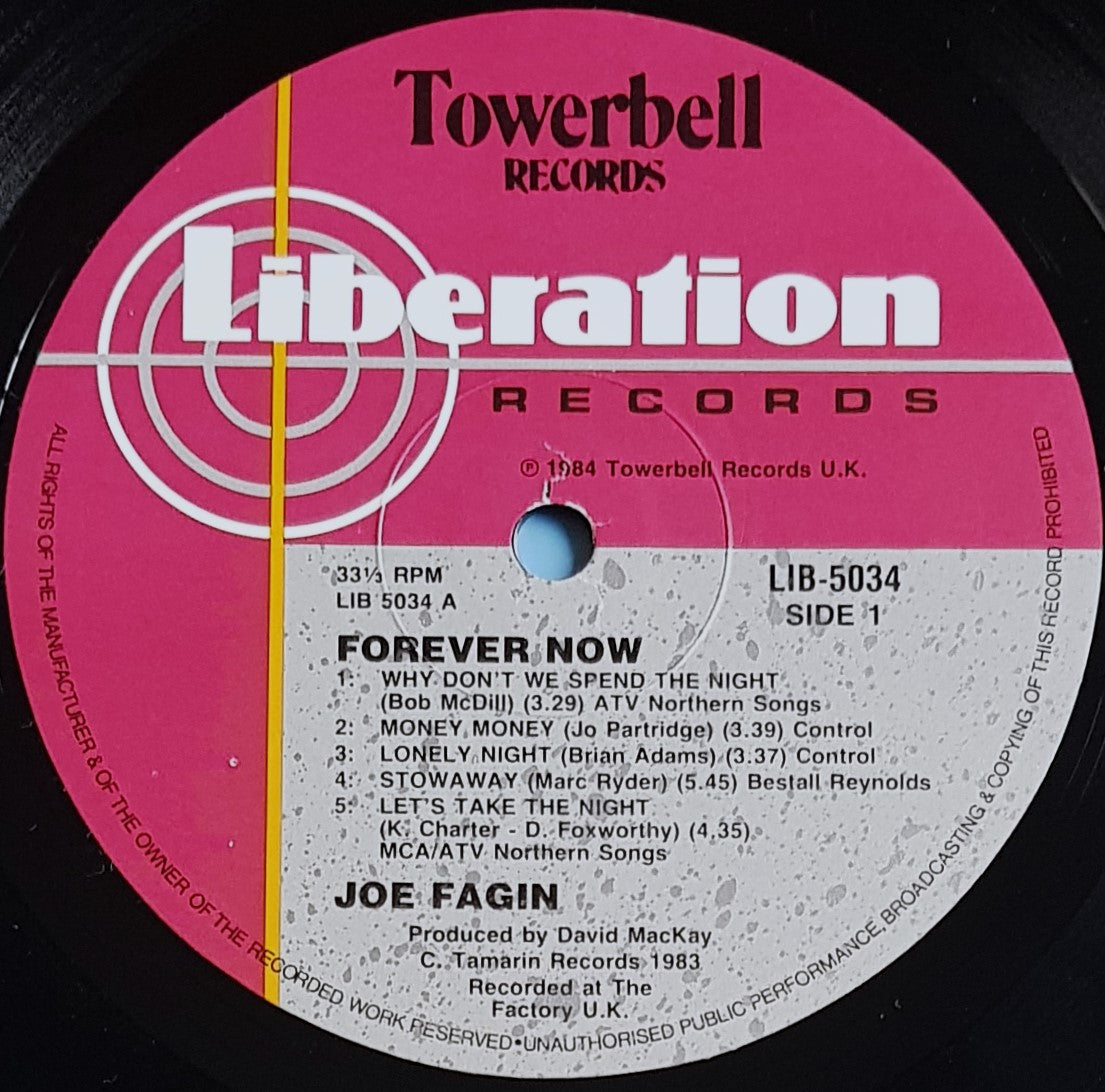 Fagin, Joe - Forever Now – Vicious Sloth Collectables