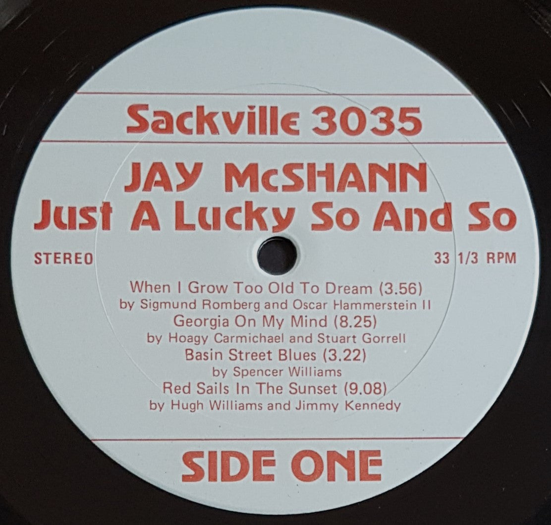 Jay Mcshann - Just A Lucky So And So – Vicious Sloth Collectables