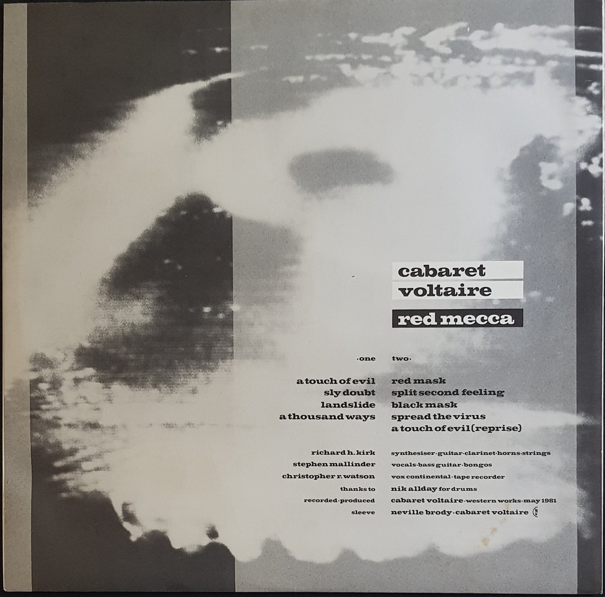 Cabaret Voltaire - Red Mecca – Vicious Sloth Collectables
