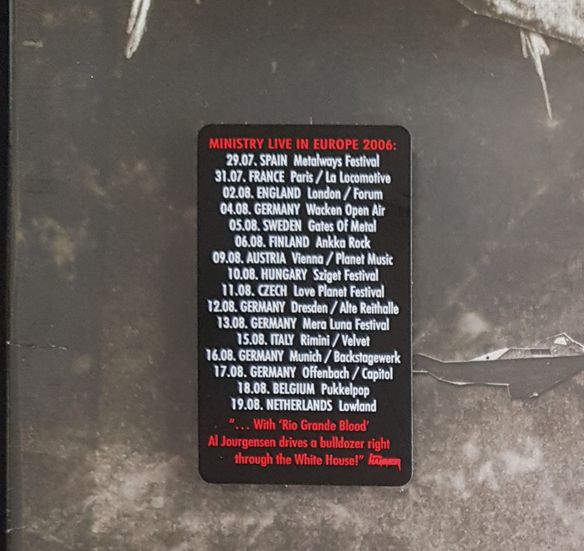 Ministry - Rio Grande Blood - White Vinyl – Vicious Sloth Collectables