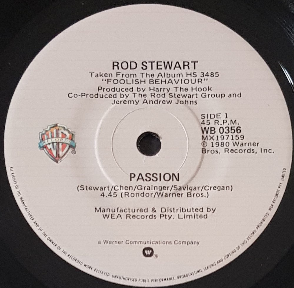 Rod Stewart - Passion – Vicious Sloth Collectables