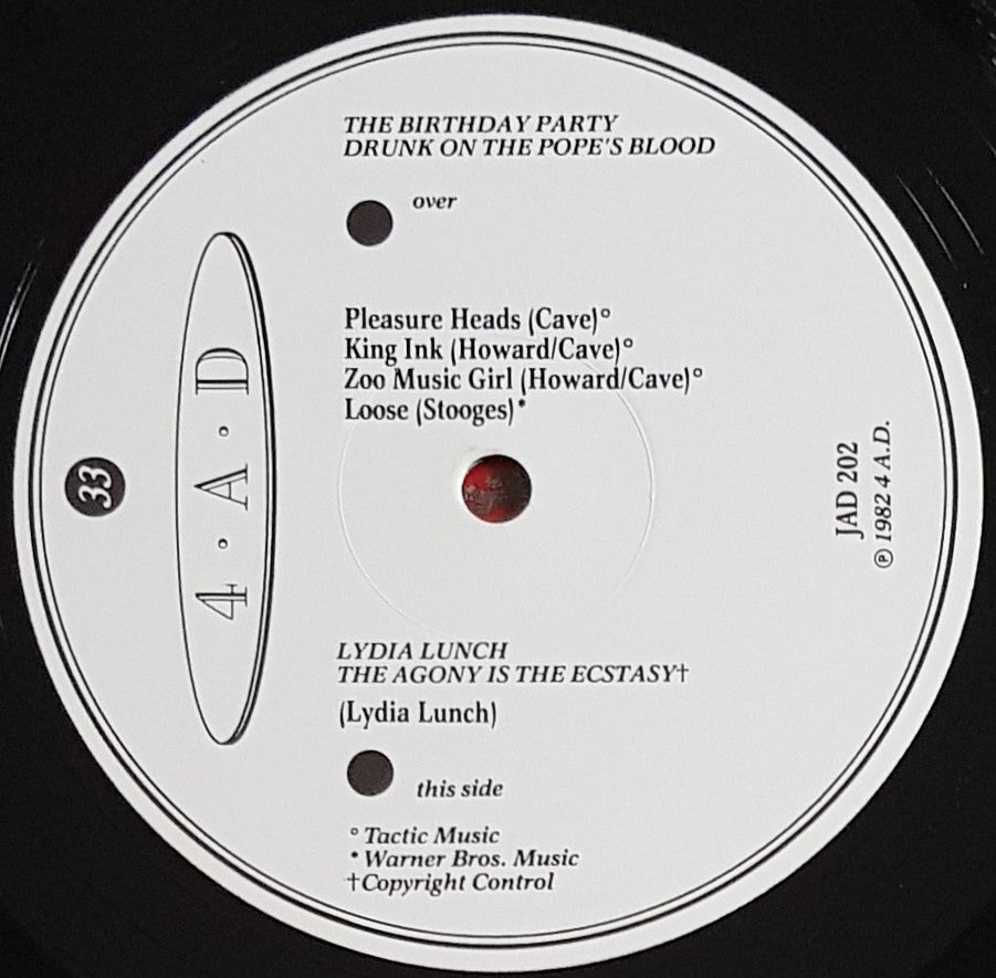 Birthday Party - Drunk On The Pope's Blood – Vicious Sloth Collectables