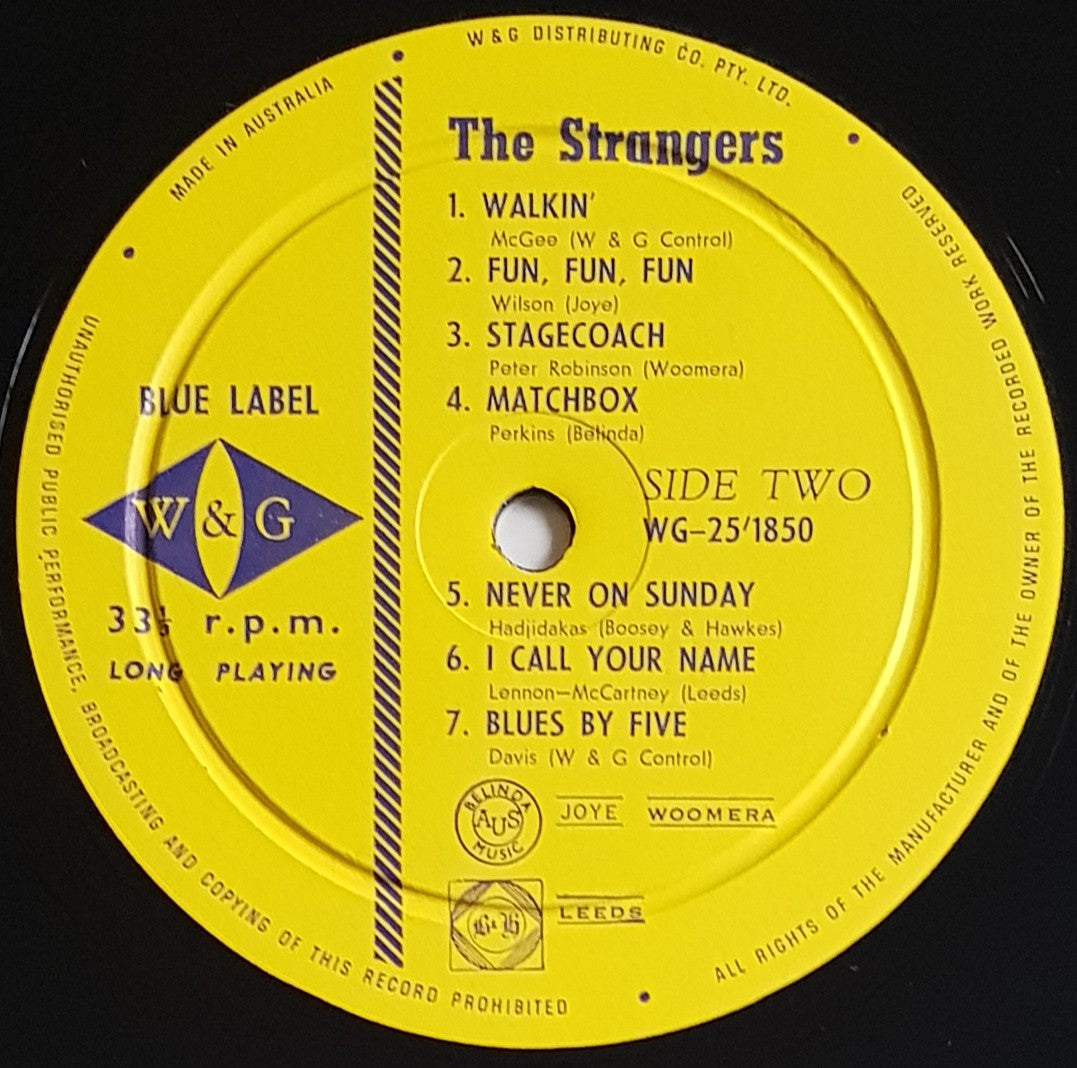 Colin Cook - Colin Cook And The Strangers – Vicious Sloth Collectables