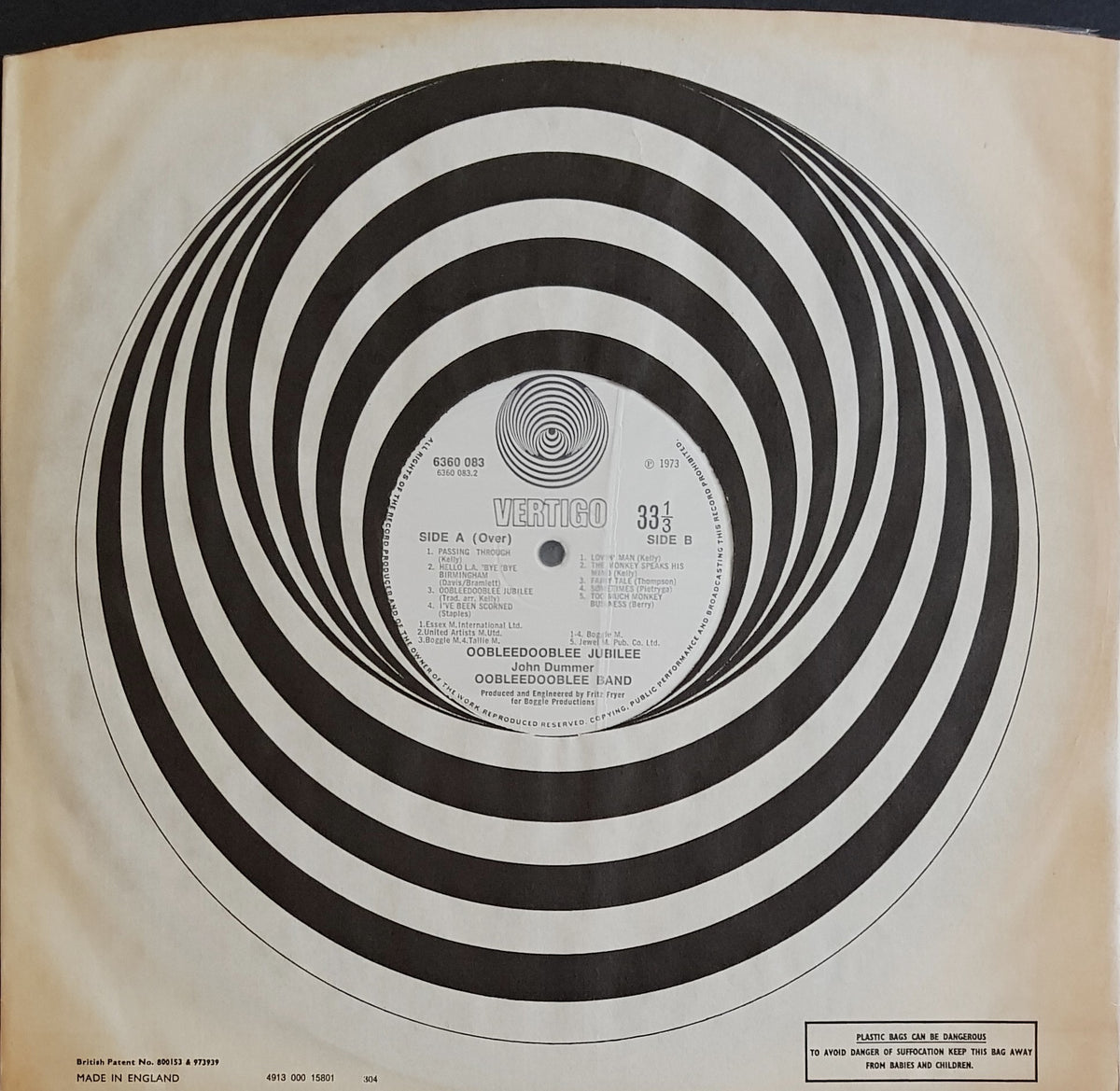 John Dummer's Oobleedooblee Band - Oobleedooblee Jubilee – Vicious ...