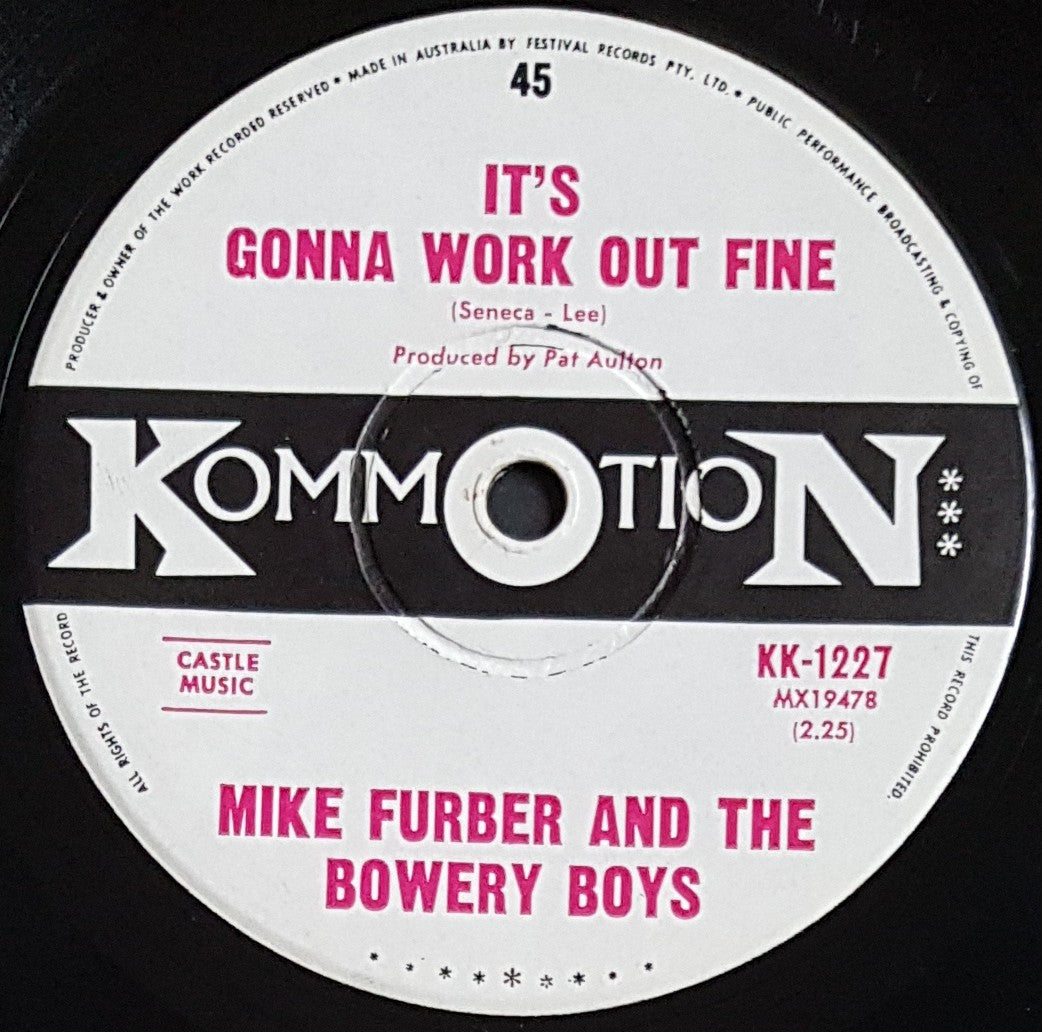Mike Furber & The Bowery Boys- You Stole My Love / It's Gonna Work Out ...