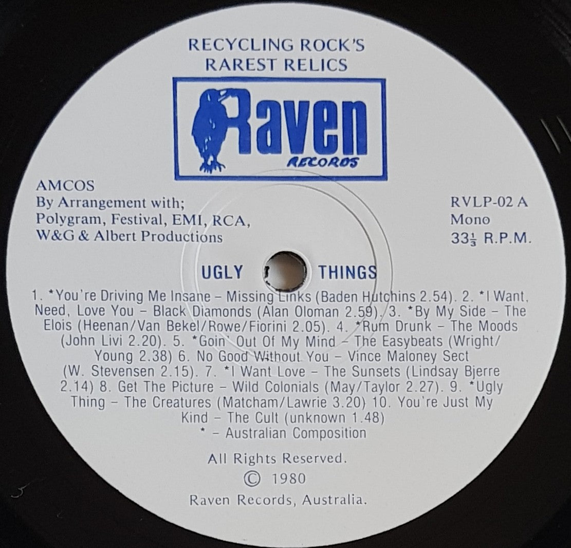 V/A - Ugly Things (Australian Rock Archives Vol. 1) – Vicious Sloth ...