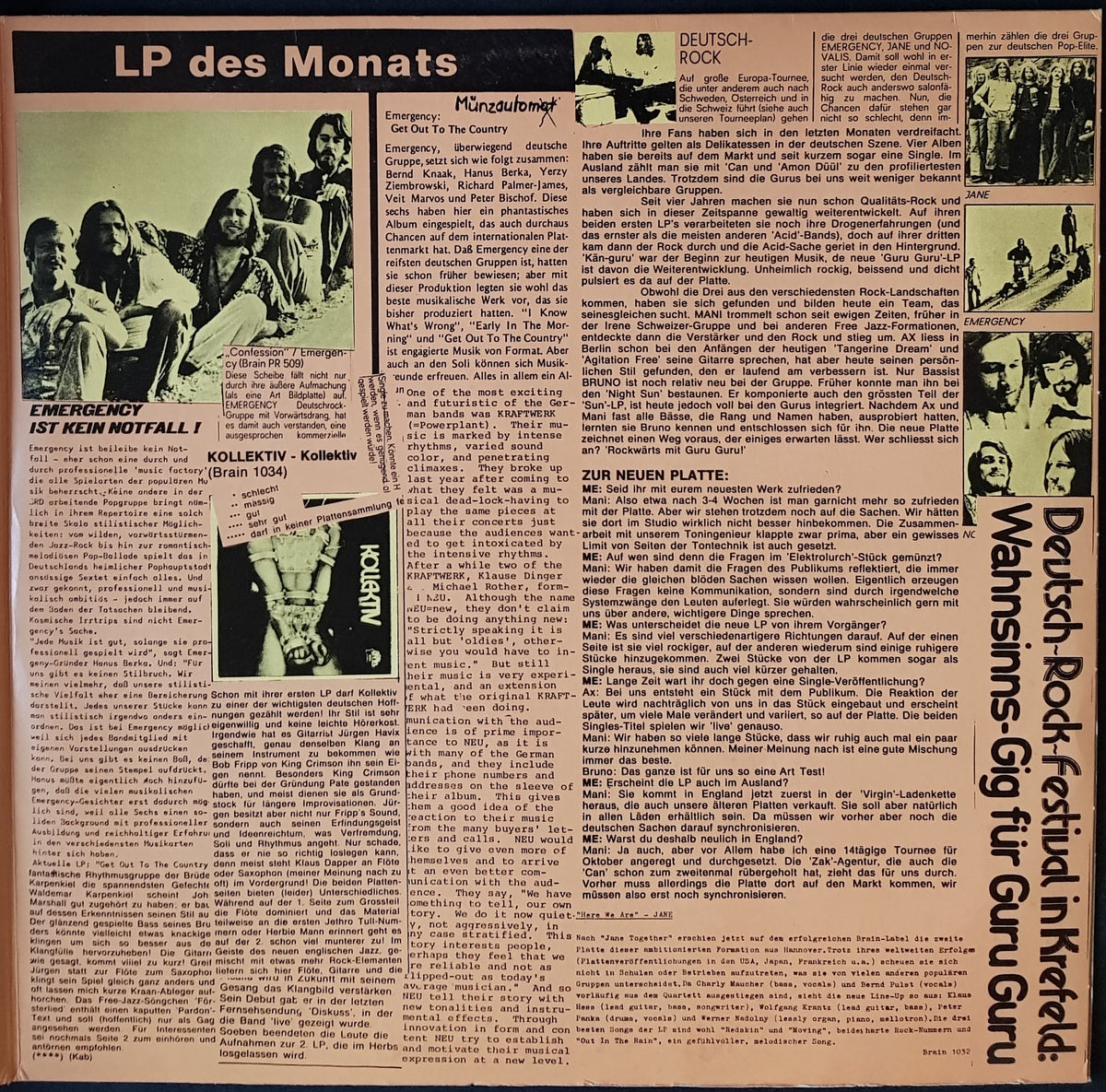 V/A - Kraut Rock (German Rock Scene) – Vicious Sloth Collectables