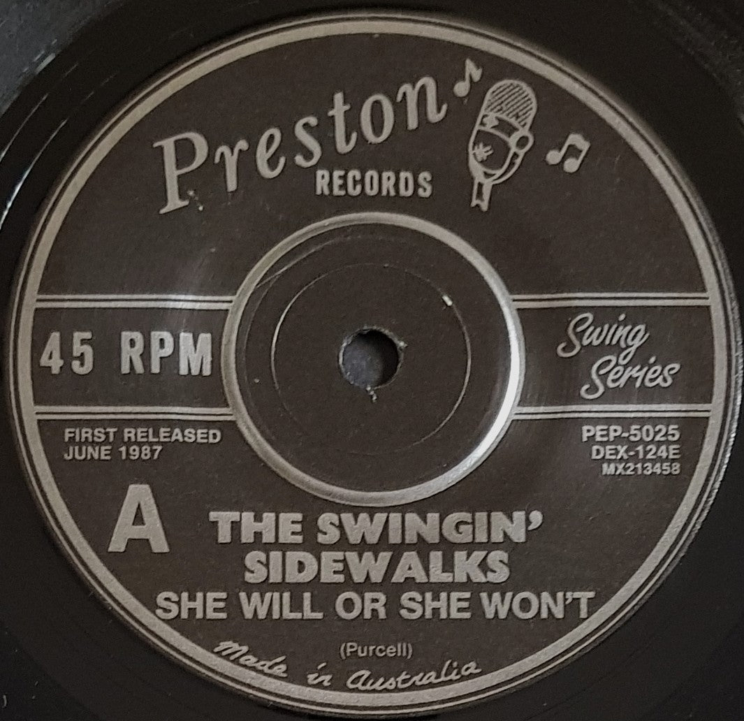 Swingin' Sidewalks - She Will Or She Won't – Vicious Sloth Collectables