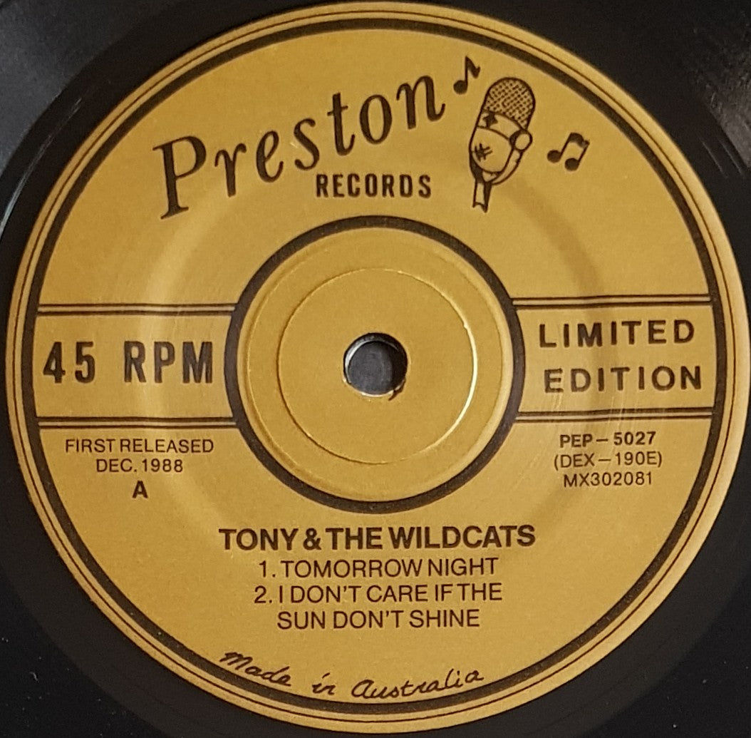 Tony & The Wildcats - Tomorrow Night – Vicious Sloth Collectables