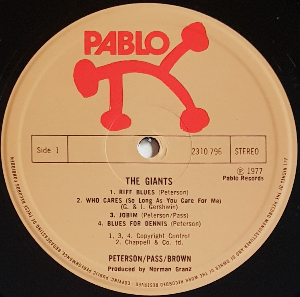 Peterson, Oscar - Peterson & Pass & Brown - The Giants – Vicious Sloth ...