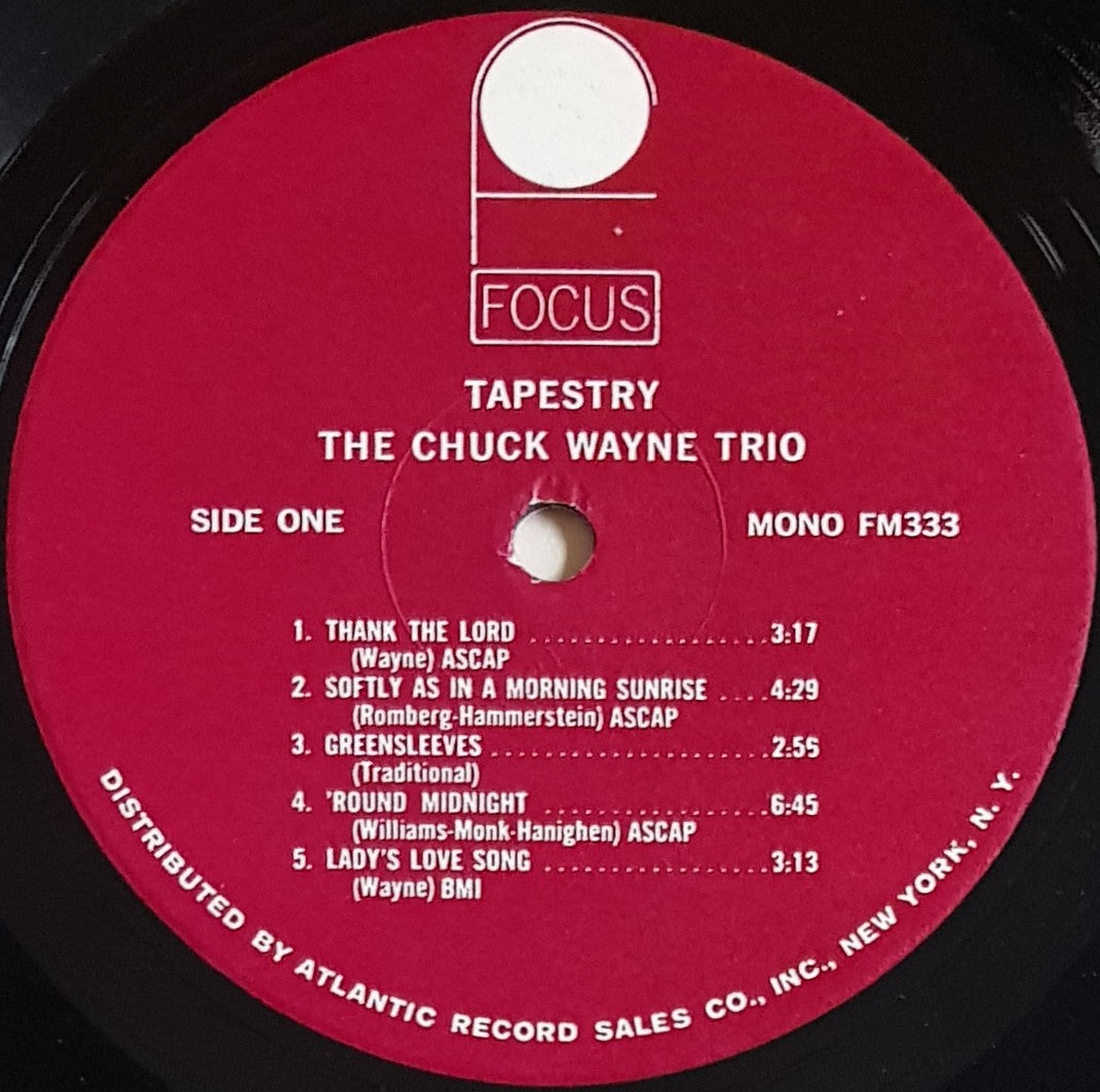 Chuck Wayne Trio - Tapestry – Vicious Sloth Collectables