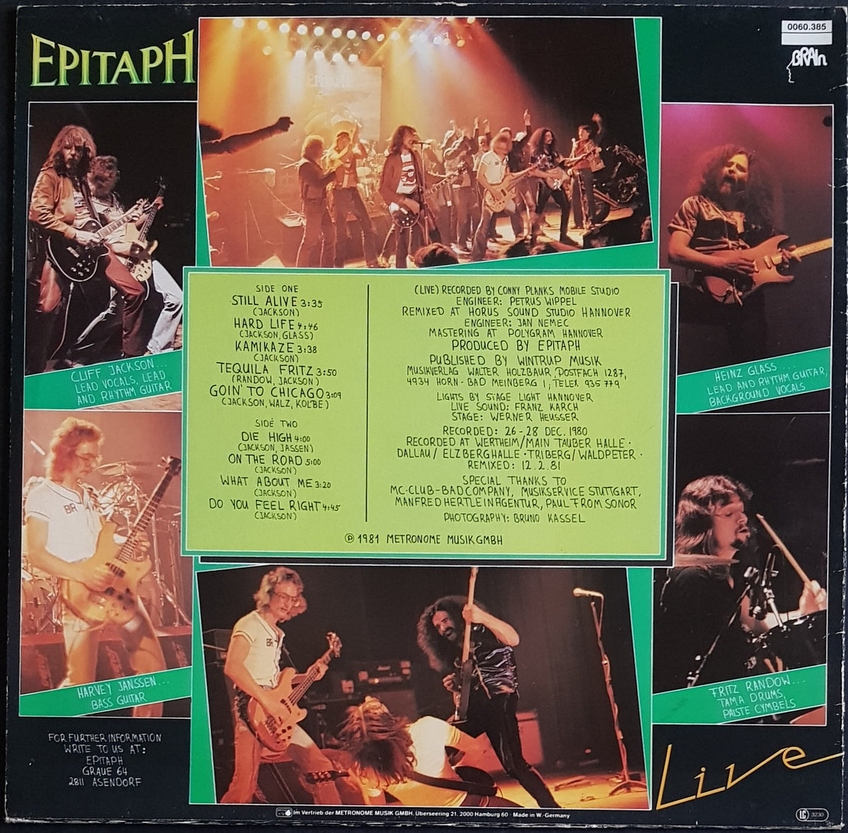Epitaph - Live – Vicious Sloth Collectables