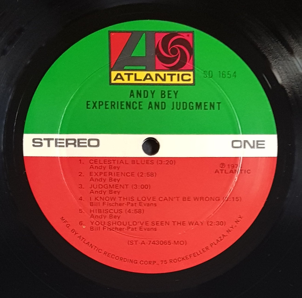 Andy Bey - Experience And Judgment – Vicious Sloth Collectables