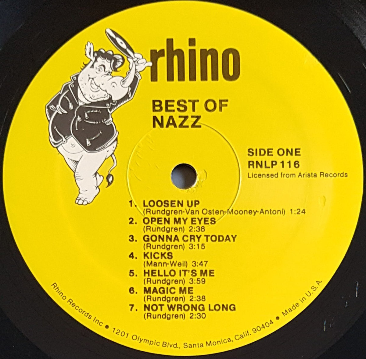 Nazz, The (Todd Rundgren)- Best Of Nazz – Vicious Sloth Collectables