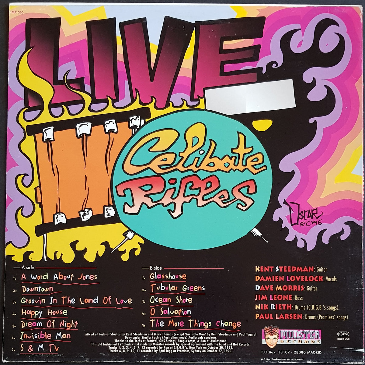 Celibate Rifles - Yizgarnoff Live – Vicious Sloth Collectables