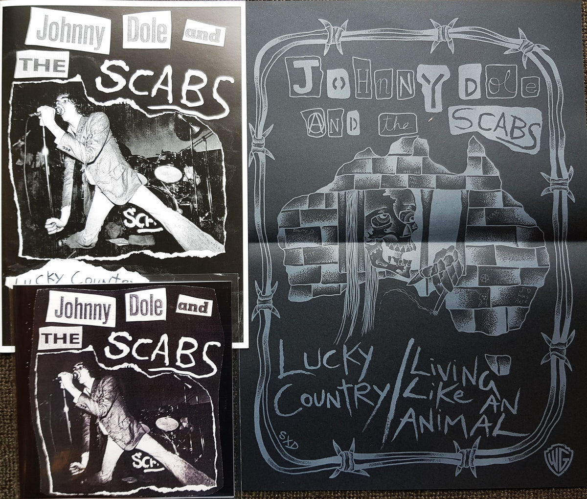 Johnny Dole And The Scabs - Lucky Country – Vicious Sloth Collectables