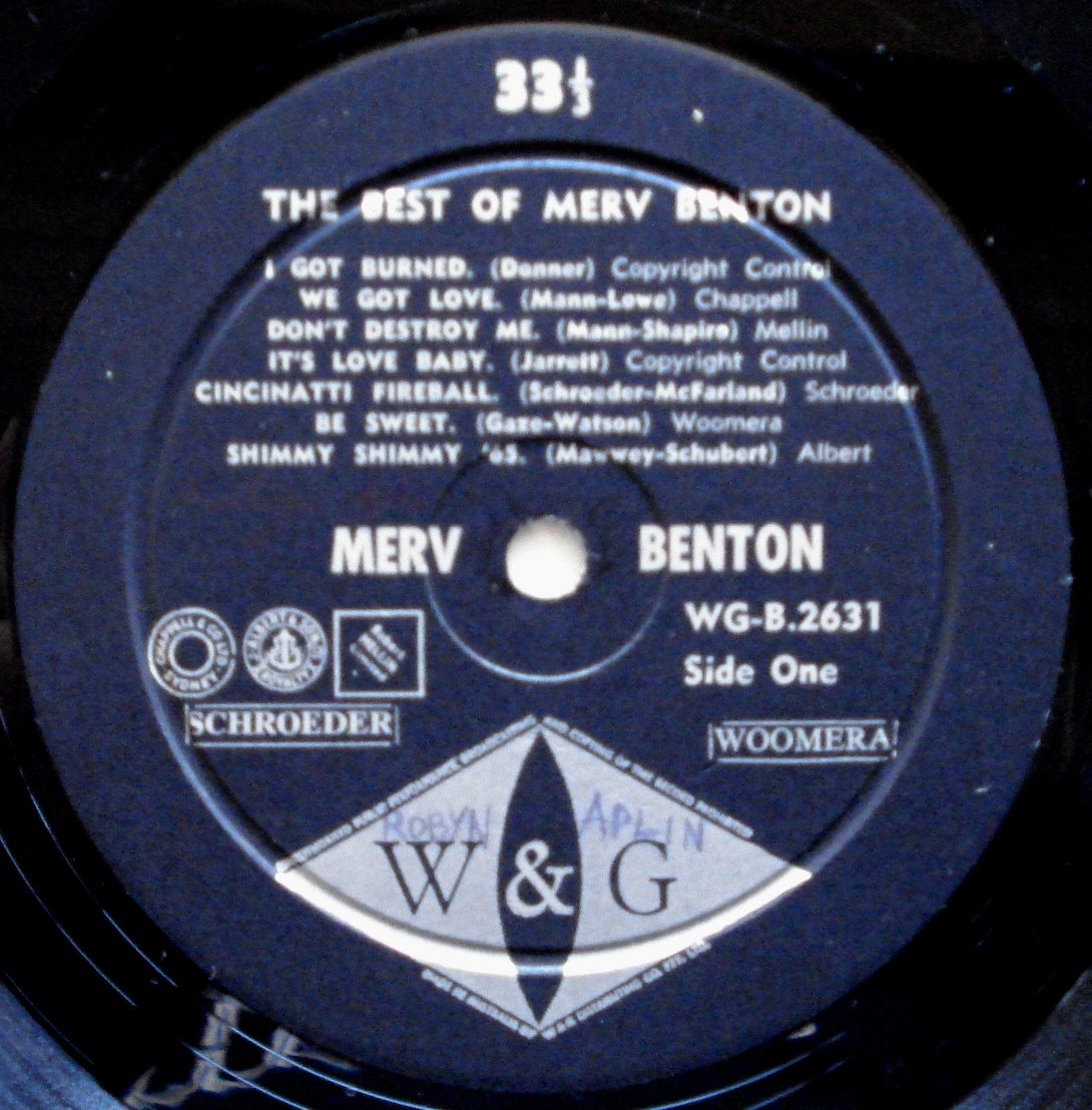 Benton, Merv - The Best Of Merv Benton – Vicious Sloth Collectables