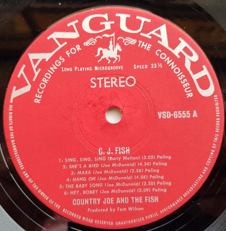 Country Joe And The Fish - C.J.Fish – Vicious Sloth Collectables