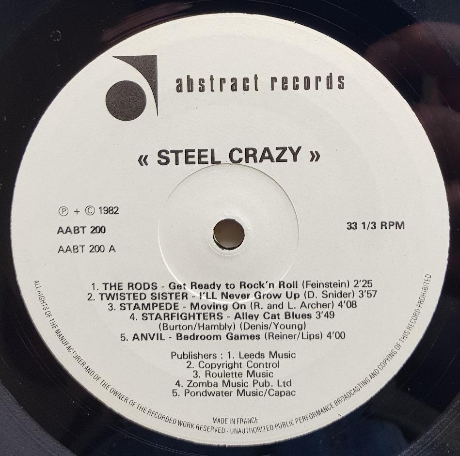 V/A - Steel Crazy – Vicious Sloth Collectables