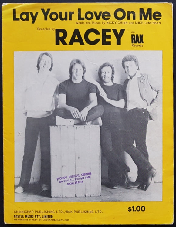 Racey - Lay Your Love On Me – Vicious Sloth Collectables