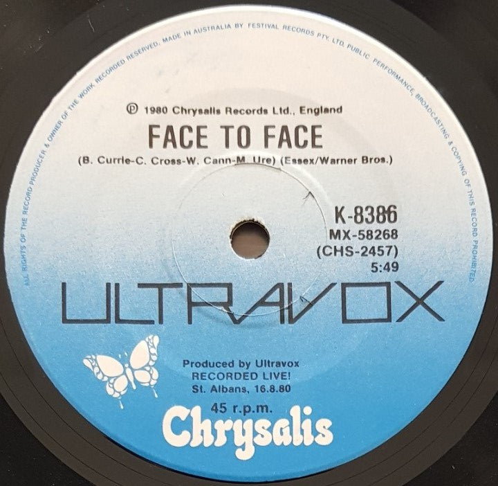 Ultravox - Passing Strangers – Vicious Sloth Collectables