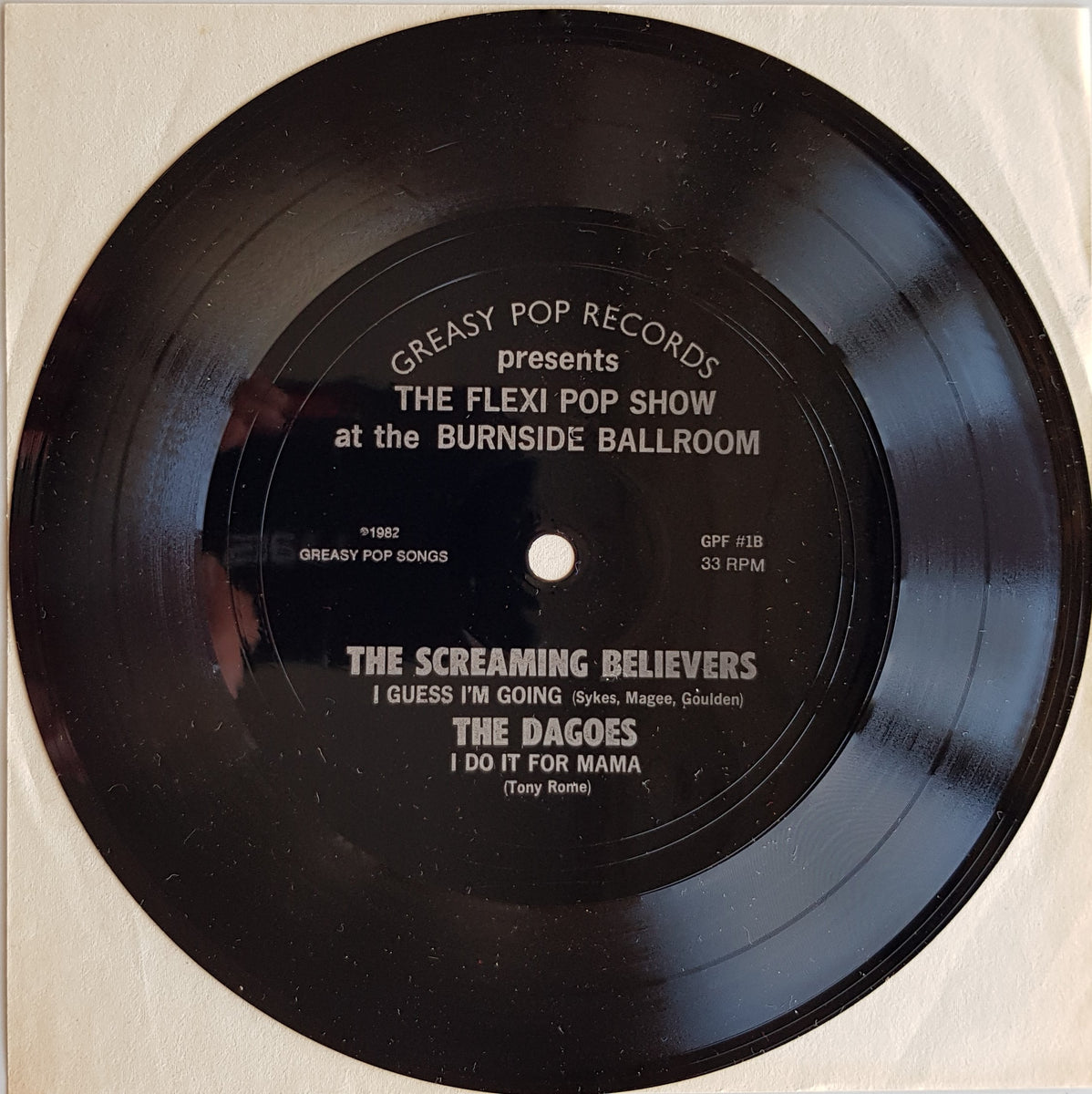 Screaming Believers - The Flexi Pop Show At the Burnside Ballroom ...