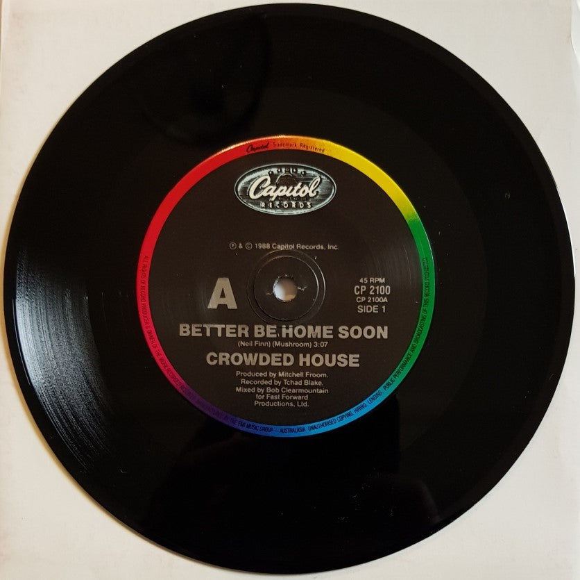 Crowded House - Better Be Home Soon – Vicious Sloth Collectables