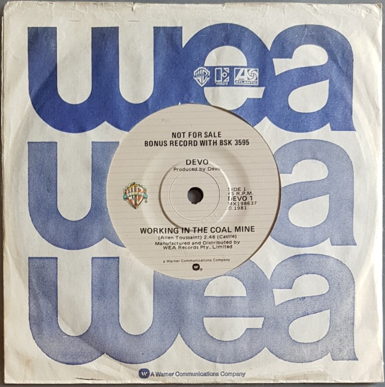 Devo - Working In The Coal Mine – Vicious Sloth Collectables