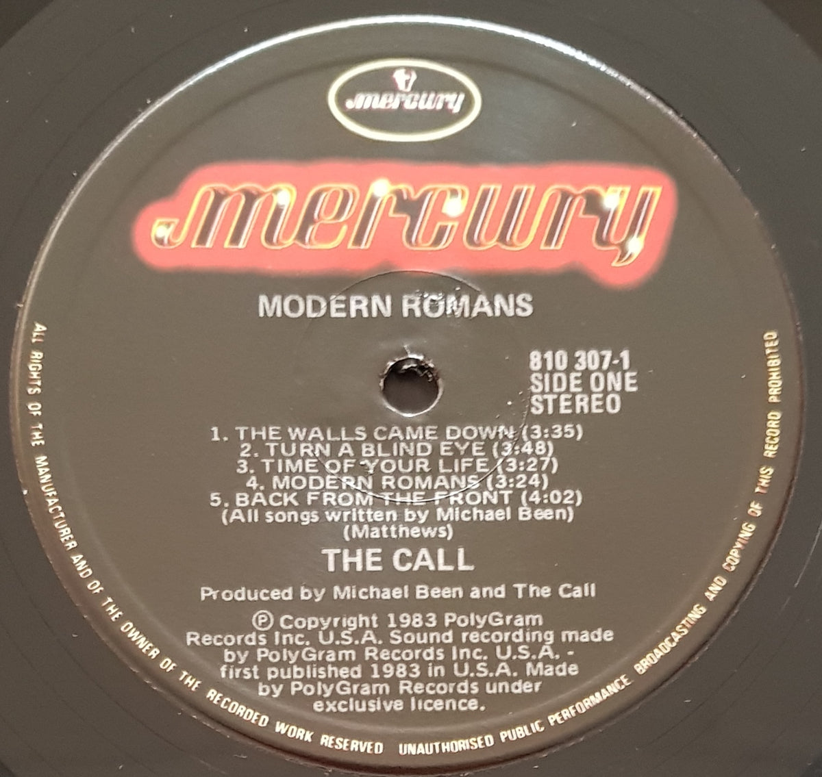 The Call - Modern Romans – Vicious Sloth Collectables