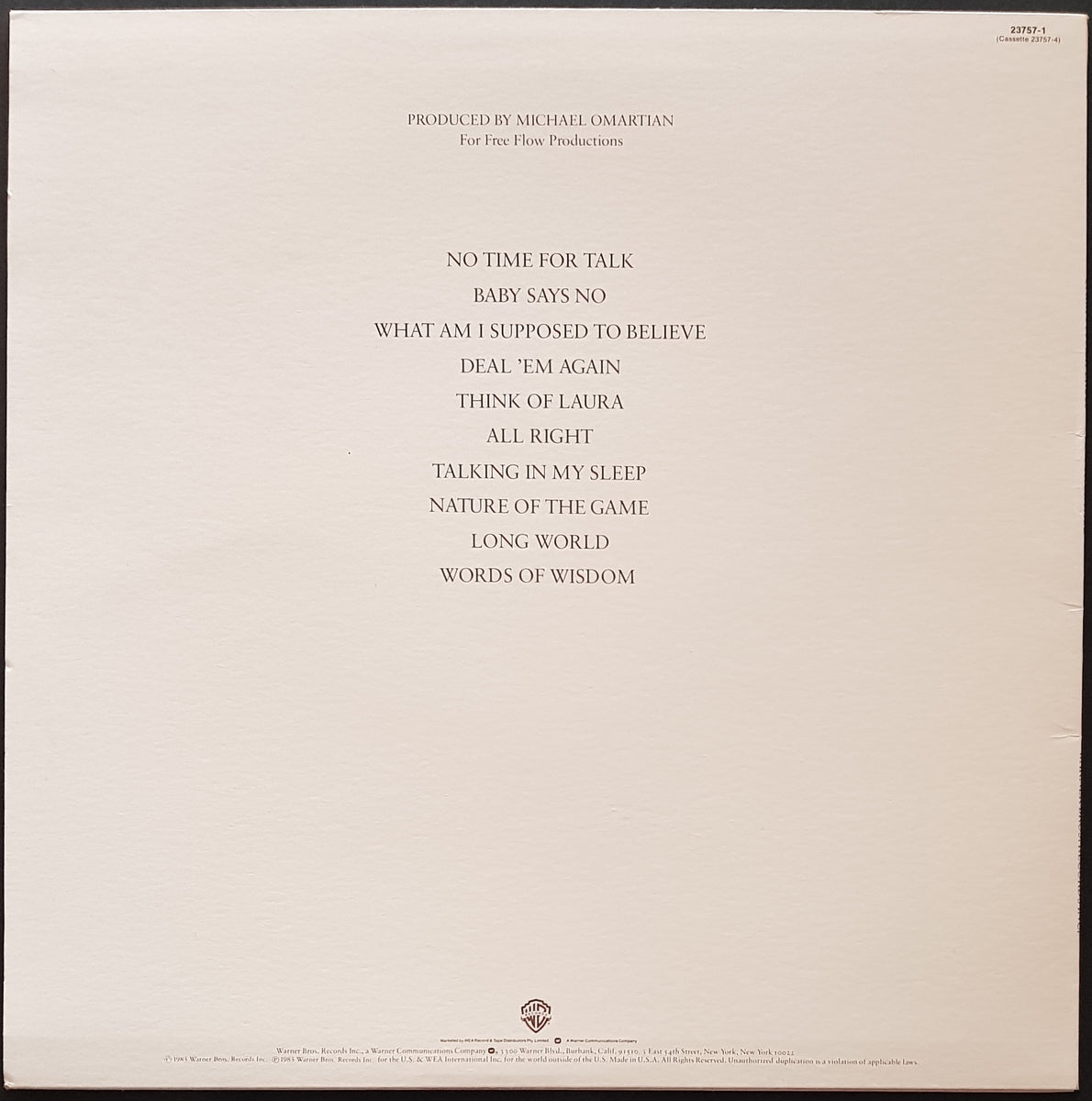 Christopher Cross - Another Page – Vicious Sloth Collectables