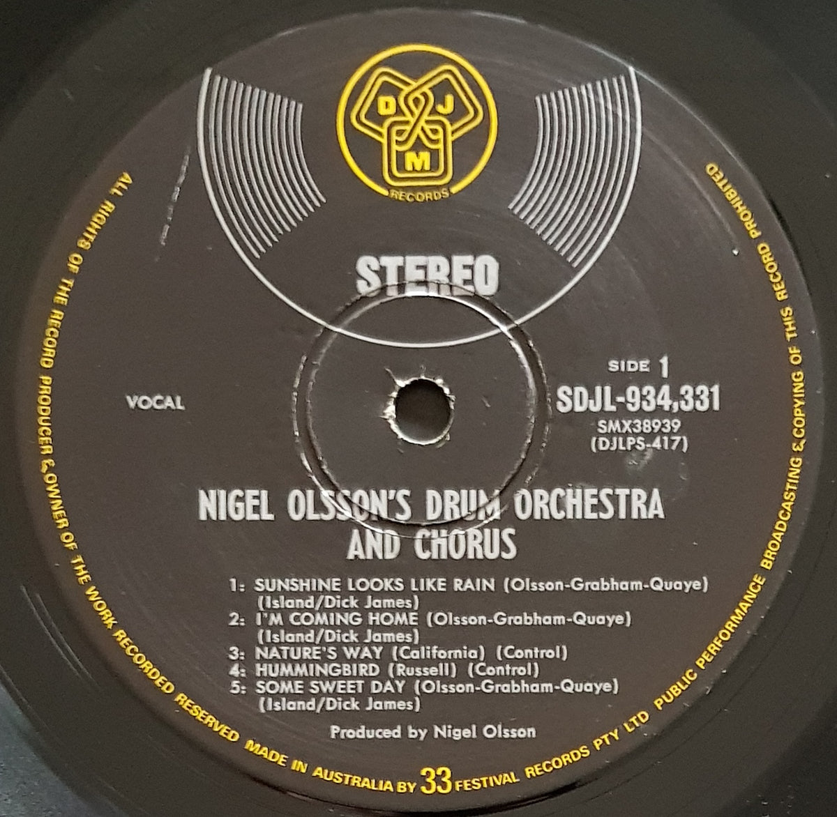 Nigel Olsson's Drum Orchestra And Chorus - Nigel Olsson's Drum Orchest ...