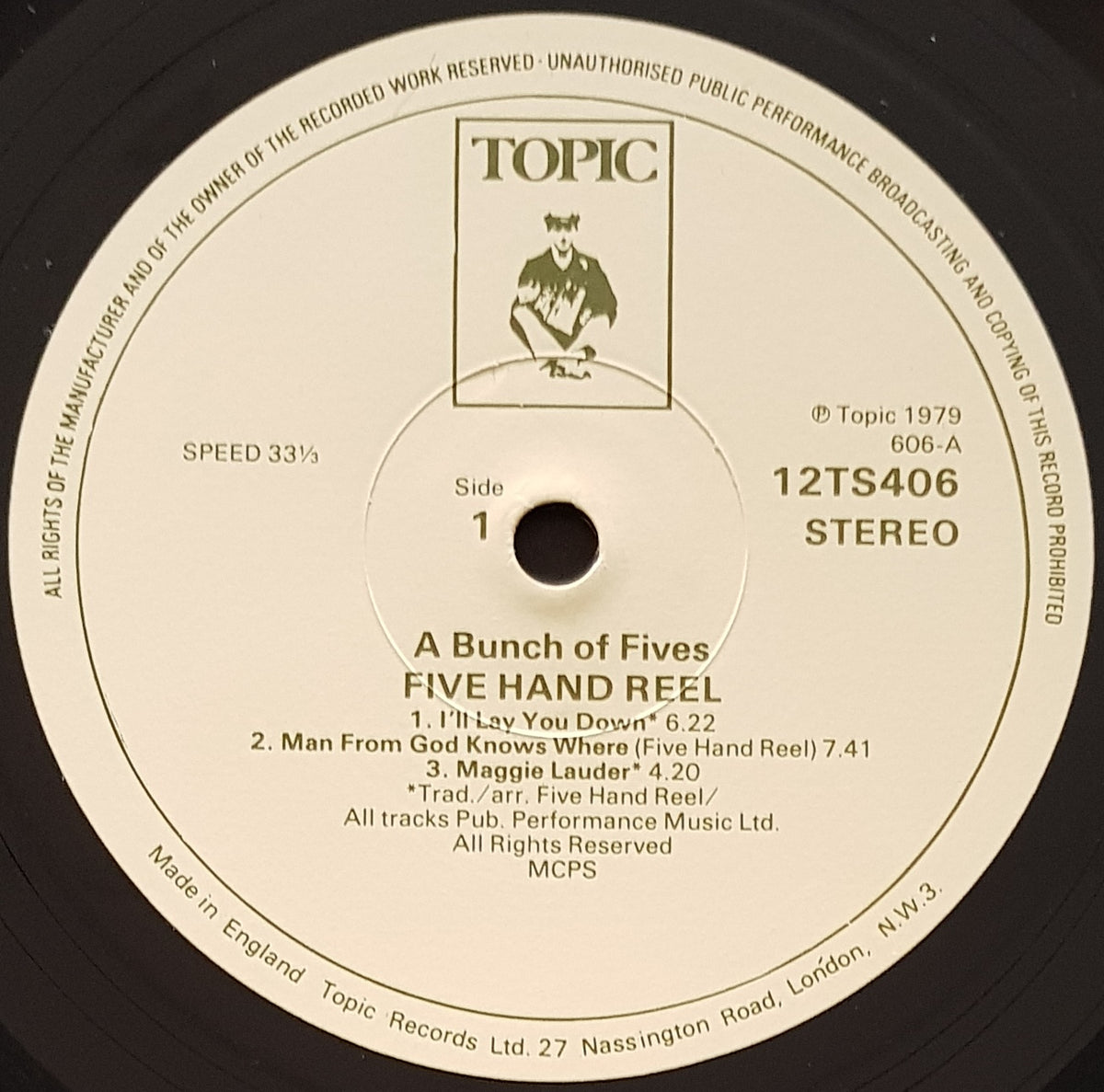Five Hand Reel - A Bunch Of Fives – Vicious Sloth Collectables