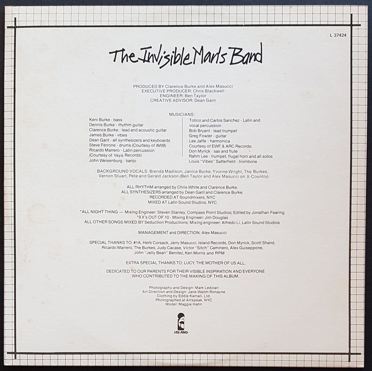 Invisible Man's Band - The Invisible Man's Band – Vicious Sloth ...