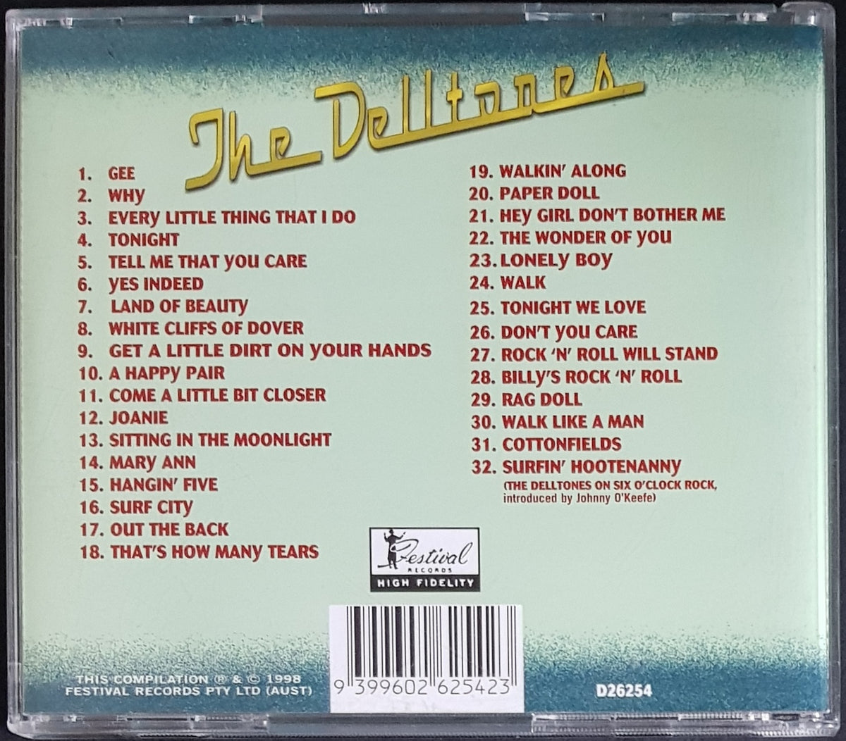 Delltones - Walk Like A Man – Vicious Sloth Collectables